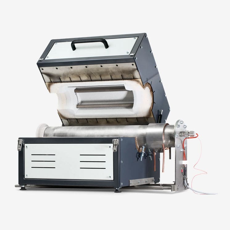 Chamber furnace - Hot Disk - electric / horizontal / stainless steel