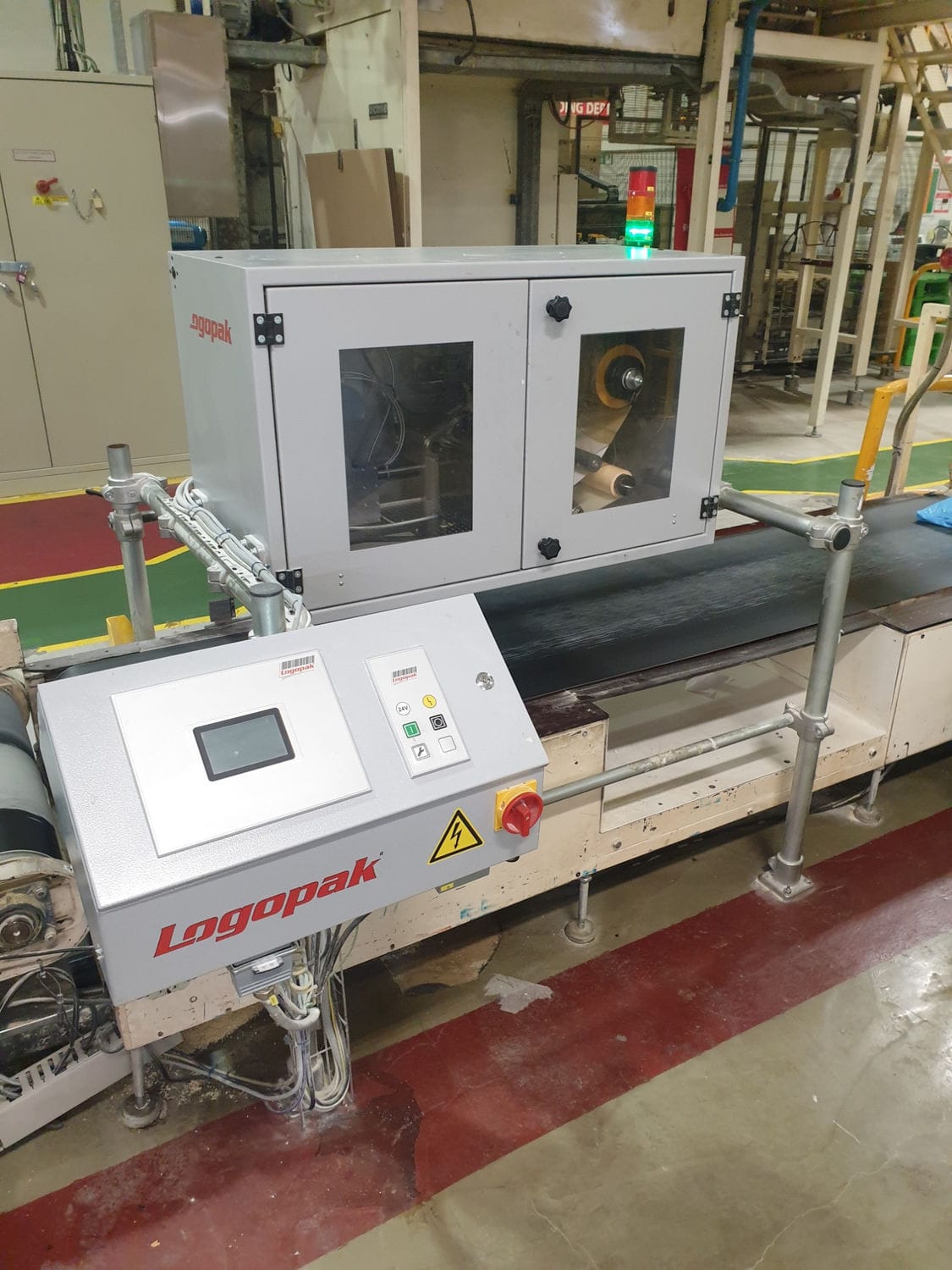 Automatic labelling machine - LOGOPAK - for packaging / for boxes / for ...