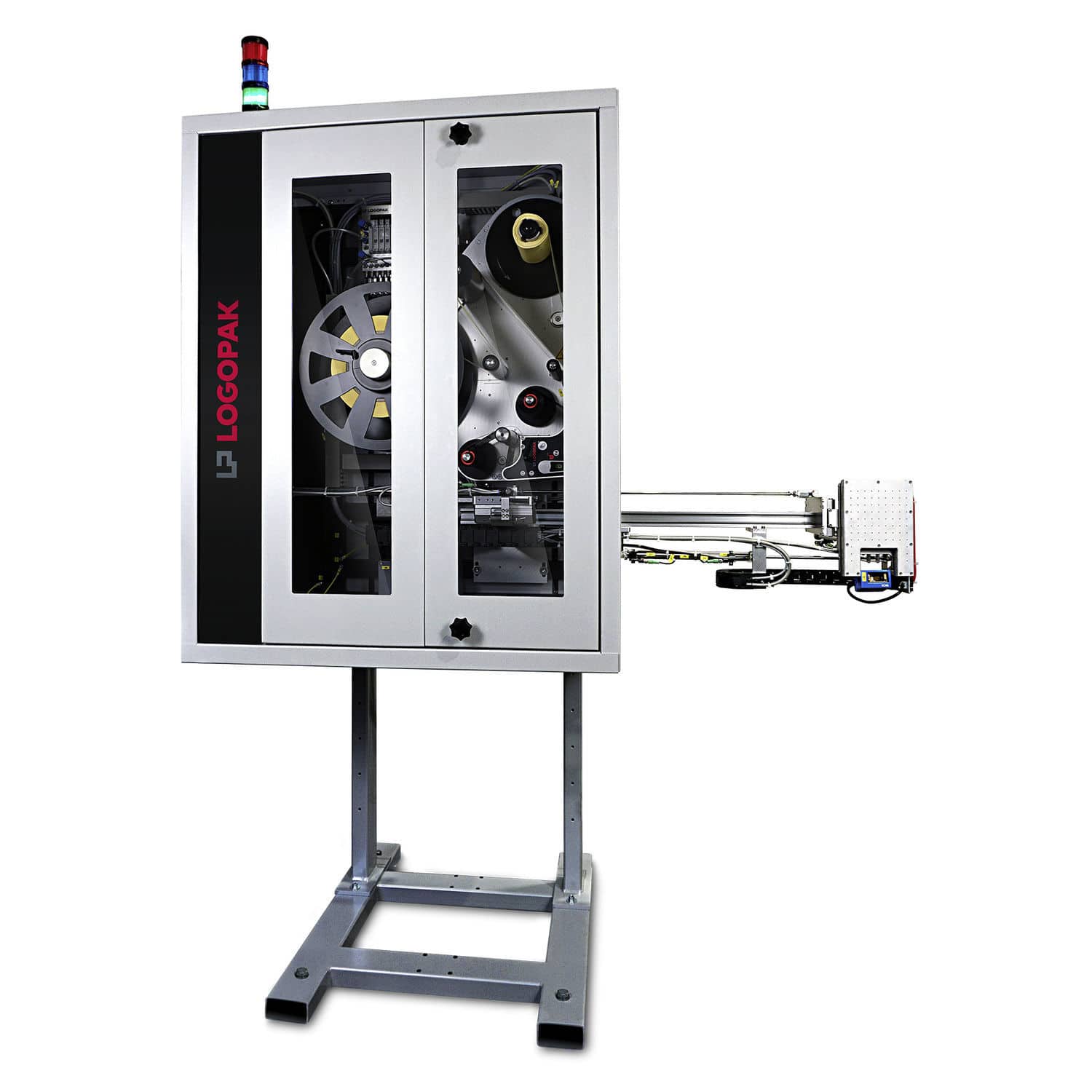 Automatic labeler - 850 series - LOGOPAK - pallet / side / compact