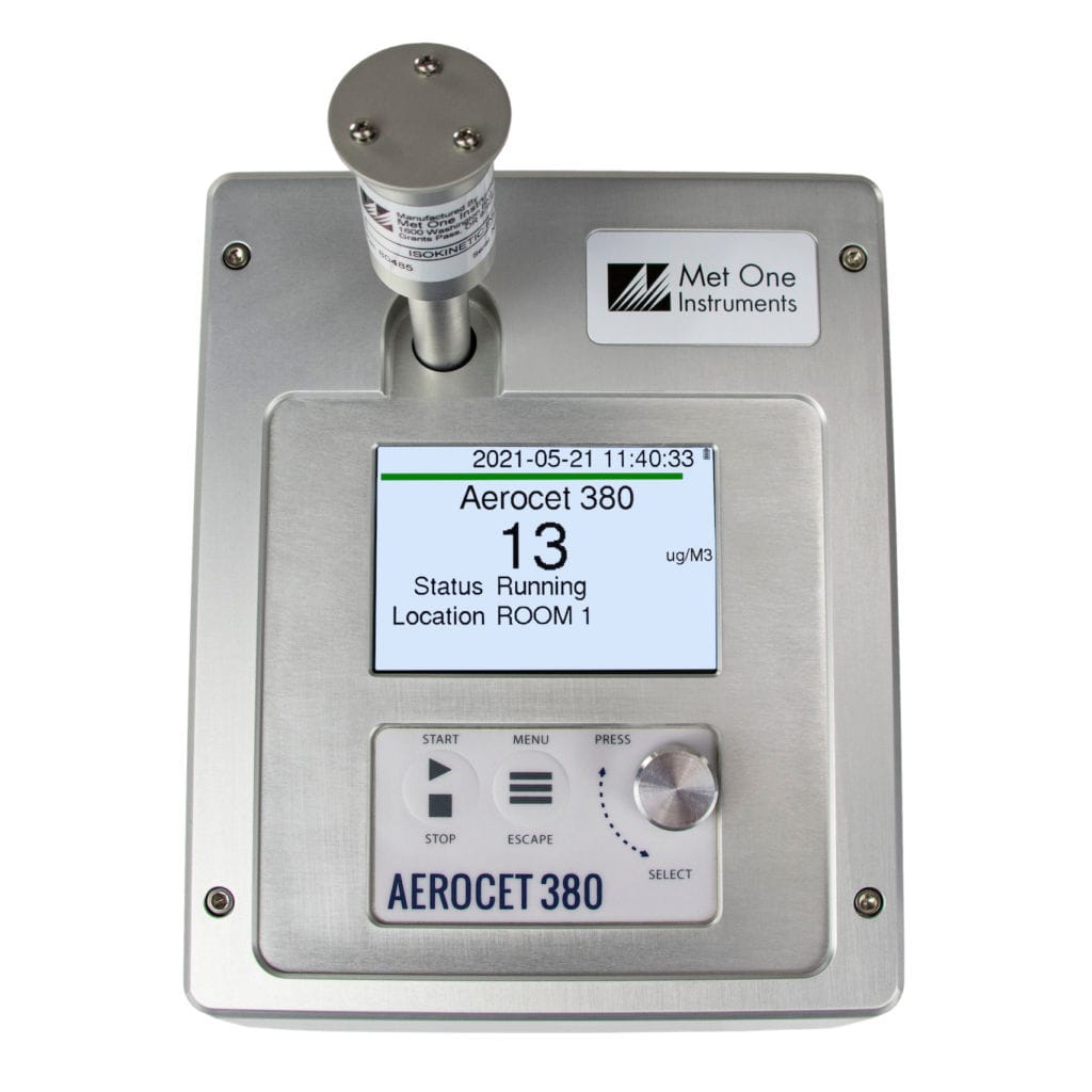 Indoor air quality monitor - MET ONE Aerocet 380 - CleanAir Europe