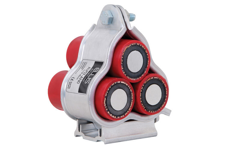 Aluminium cable clamp - Alpha series - Ellis - corrosion-resistant