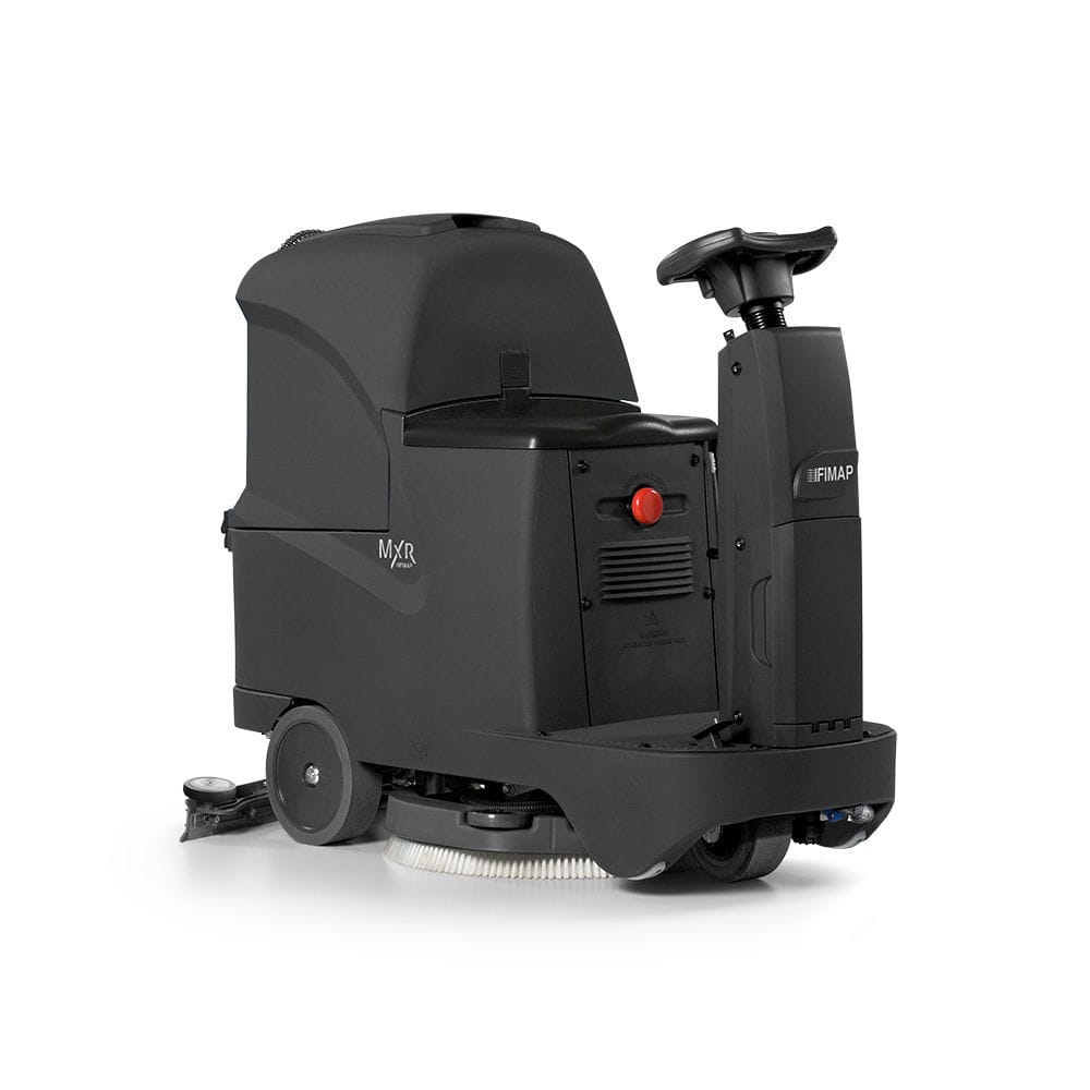 Ride-on scrubber-dryer - Mxr series - Fimap - battery-powered / compact