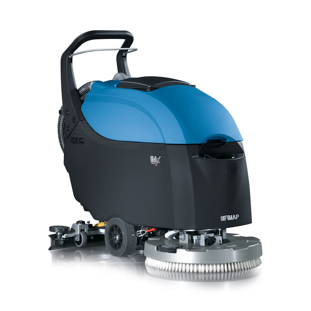 Walk-behind scrubber-dryer - iMx series - Fimap - battery-powered