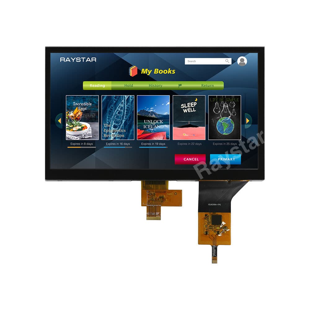 LED display module - RFH1010J-AYW-MNB - Raystar Optronics, Inc. - TFT LCD / IPS / capacitive ...