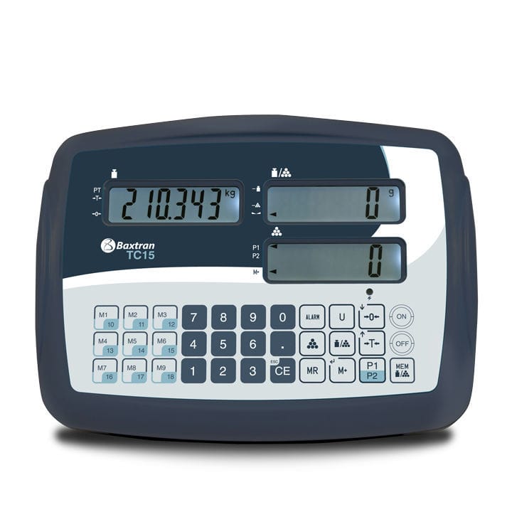 LCD display weight indicator - TC15 - GIROPES - benchtop / battery-powered
