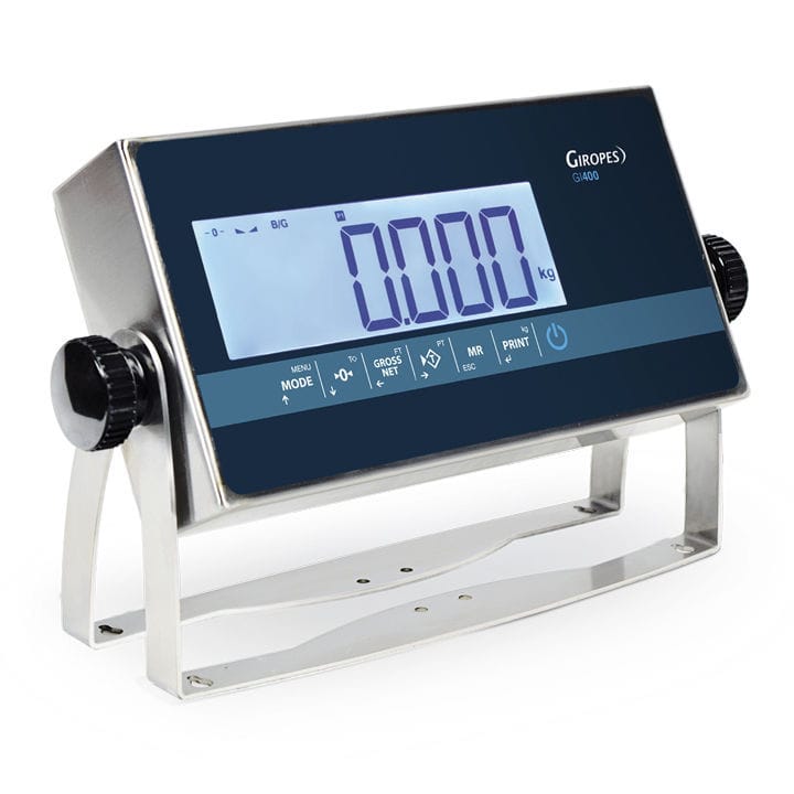 LCD display weight indicator - GI400 LCD - GIROPES - IP65 / IP54 / IP68