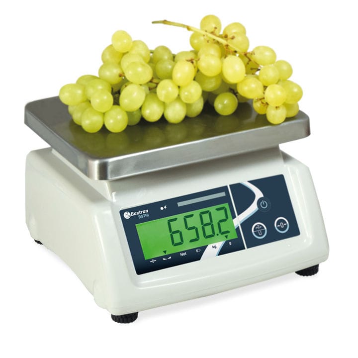 Dual-display scale - BS-TRI - GIROPES - with LCD display / stainless ...