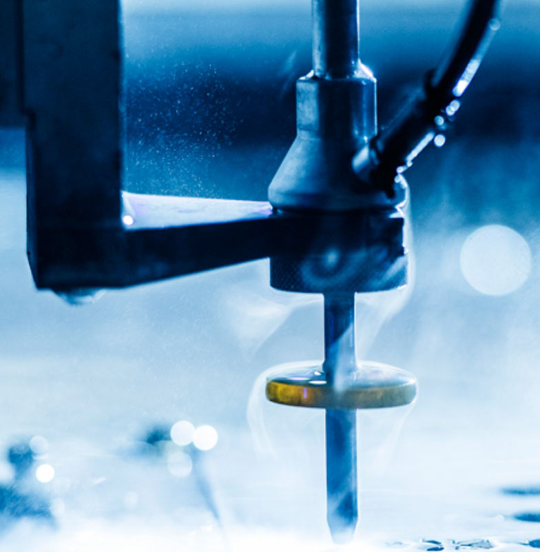 Abrasive water-jet cutting head - FAWJ Micro - Water Jet Sweden AB - 2D ...