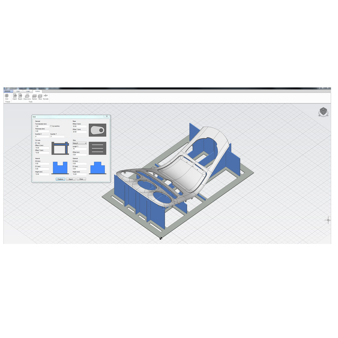 CAD/CAM software - IGEMS 3D5X - Water Jet Sweden AB - CAD / editing ...