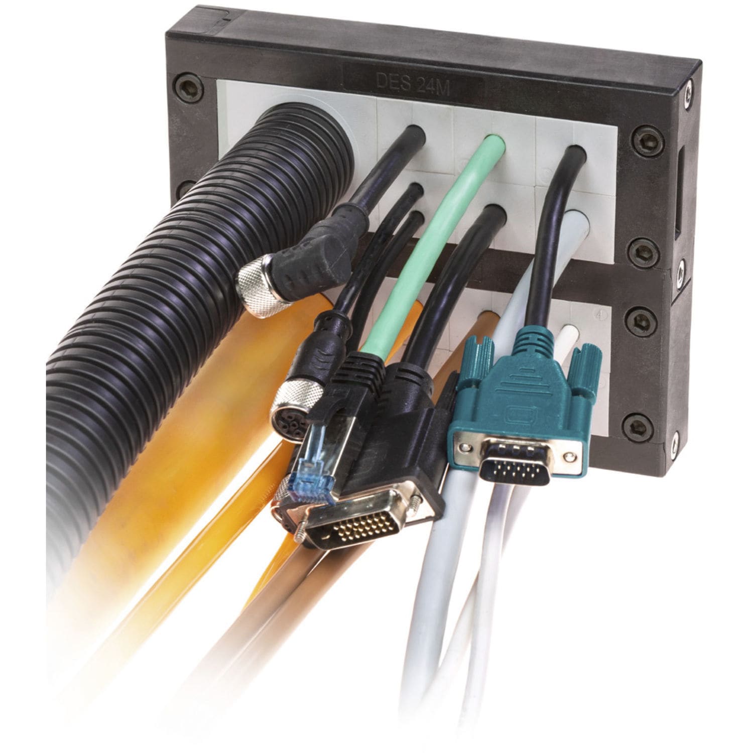 Modular cable entry system - DES 24MX series - DETAS - for electrical ...