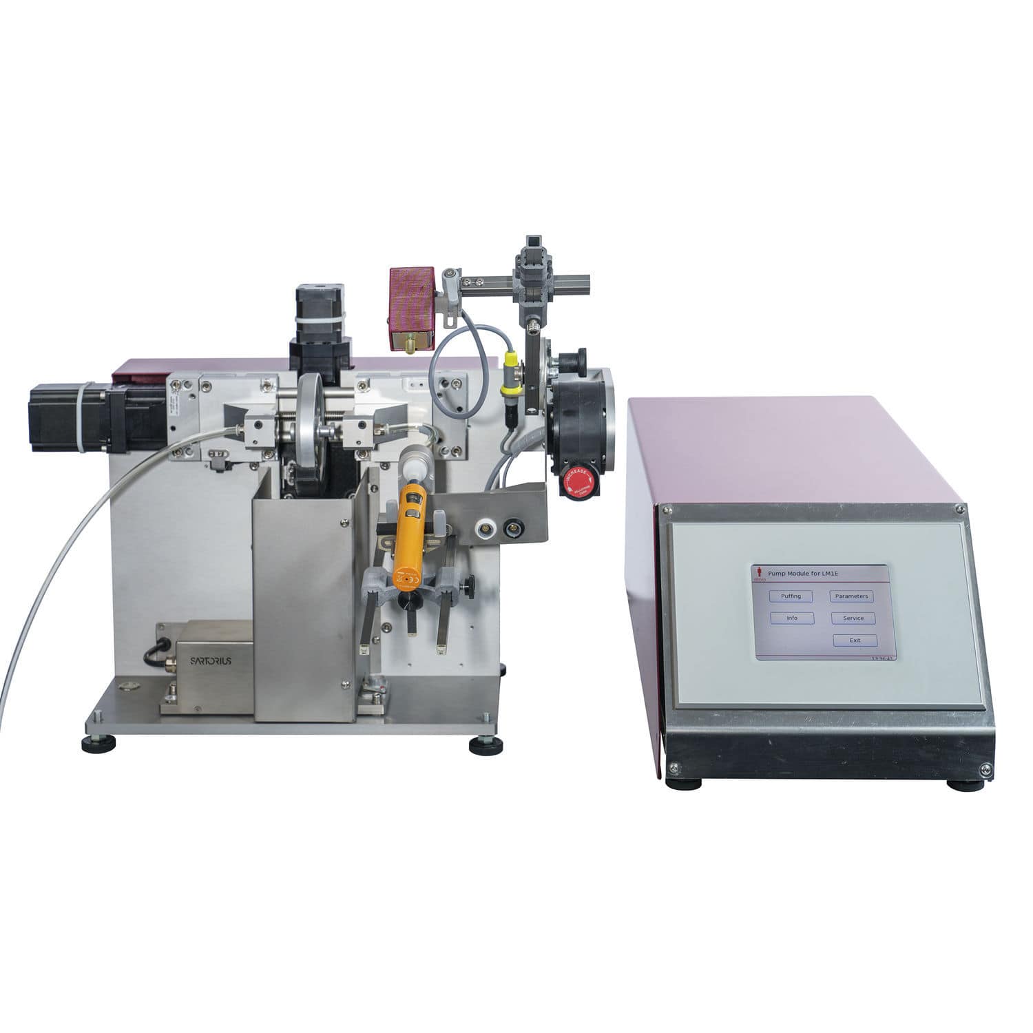 Electronic cigarette analytical vaping machine - LM1E - Körber ...