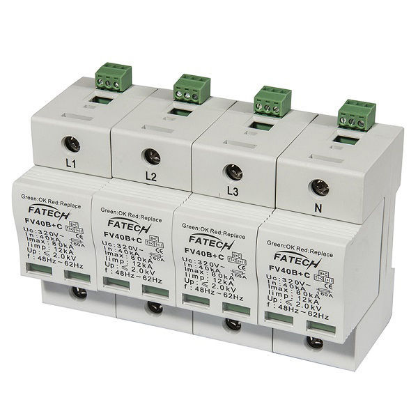 Type 1 surge protector - FV40B+C/3+NPE-xxx S series - FATECH ELECTRONIC ...