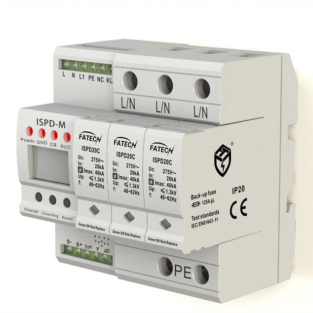 Class II surge protector - iSPD20C/3-xxx S series - FATECH ELECTRONIC ...