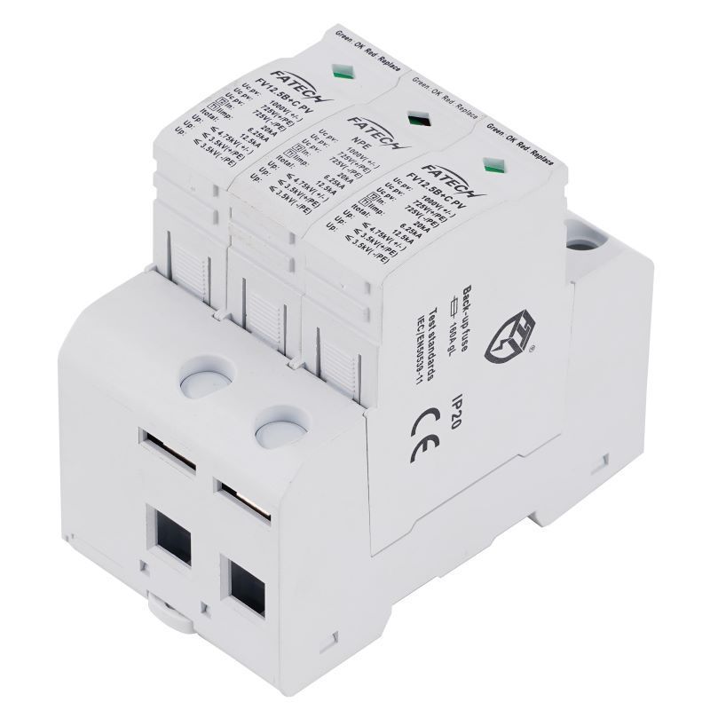 Type 1 + 2 surge arrester - FV12.5B+C/2+NPE-1000PVNS - FATECH ...