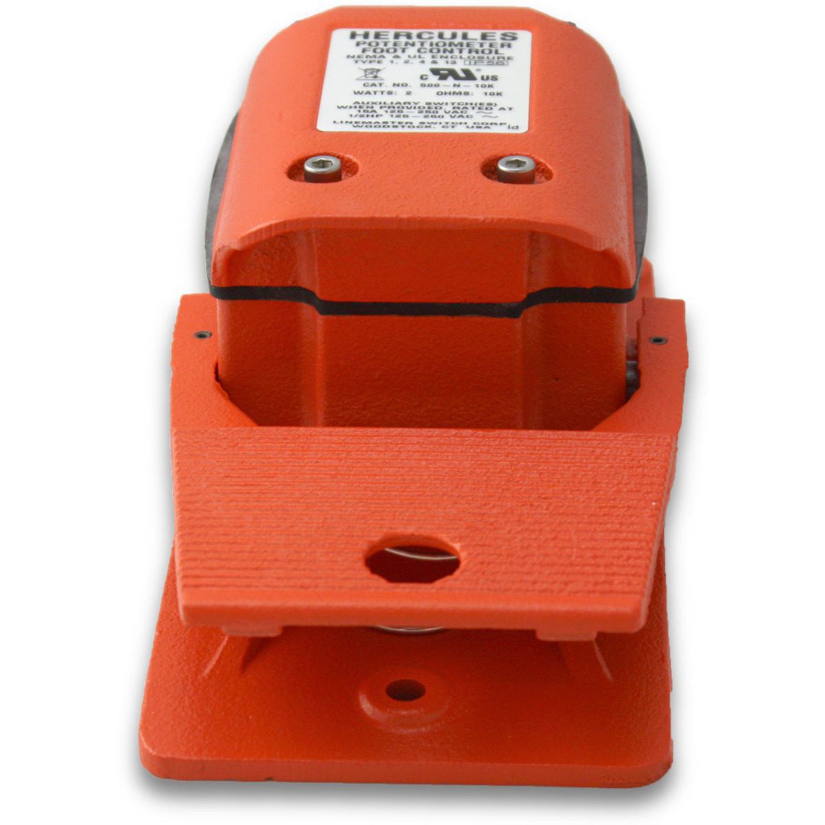 Control foot switch - 500-AN-250 - Linemaster - potentiometer ...