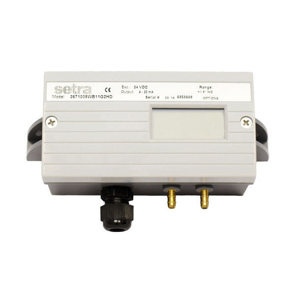 Differential pressure transducer - 267 - SETRA - membrane / analog ...