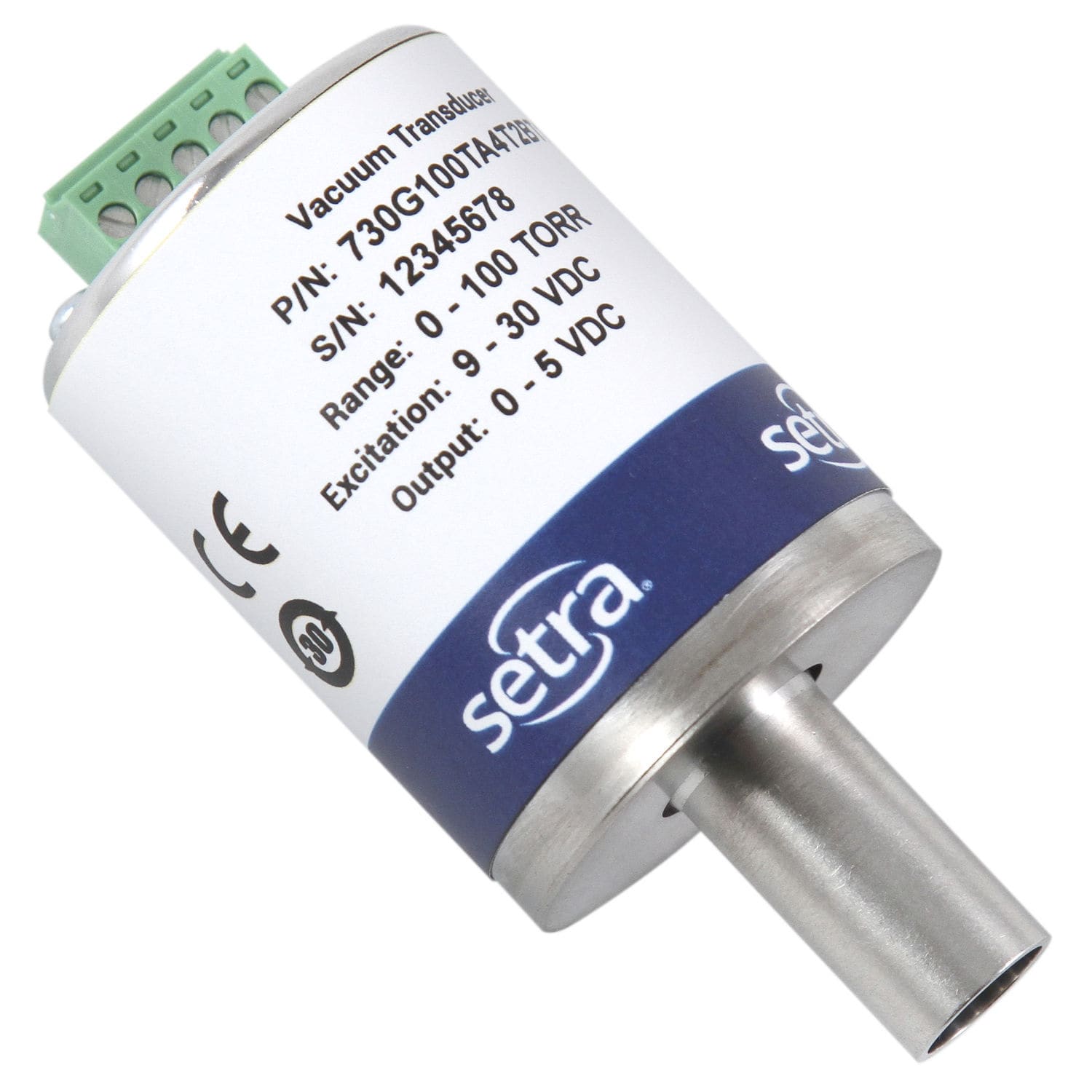 Capacitive pressure switch - 730 - SETRA - diaphragm / absolute / for gas