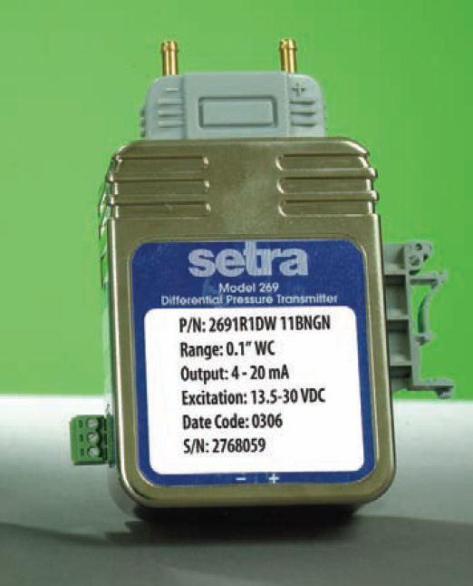 Differential pressure transducer - 269 - SETRA - membrane / analog ...