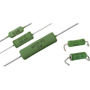 Wire-wound resistor - AC series - VISHAY - high-power / ceramic-housed ...