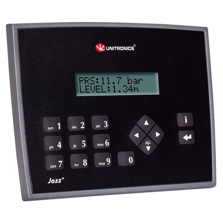 PLC with integrated text-based HMI - Jazz® series - Unitronics - panel ...