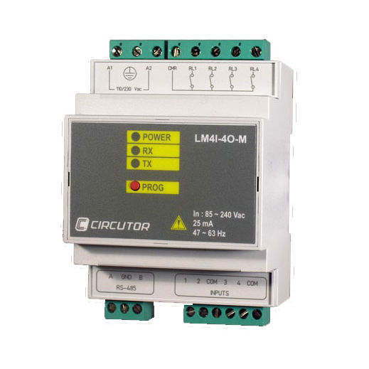 Digital I/O module - LM4I/4O-M - CIRCUTOR - Ethernet / RS-485 / RS-232