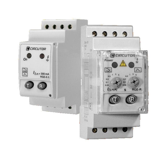 Earth-leakage protection relay - RGE series - CIRCUTOR - three-phase ...