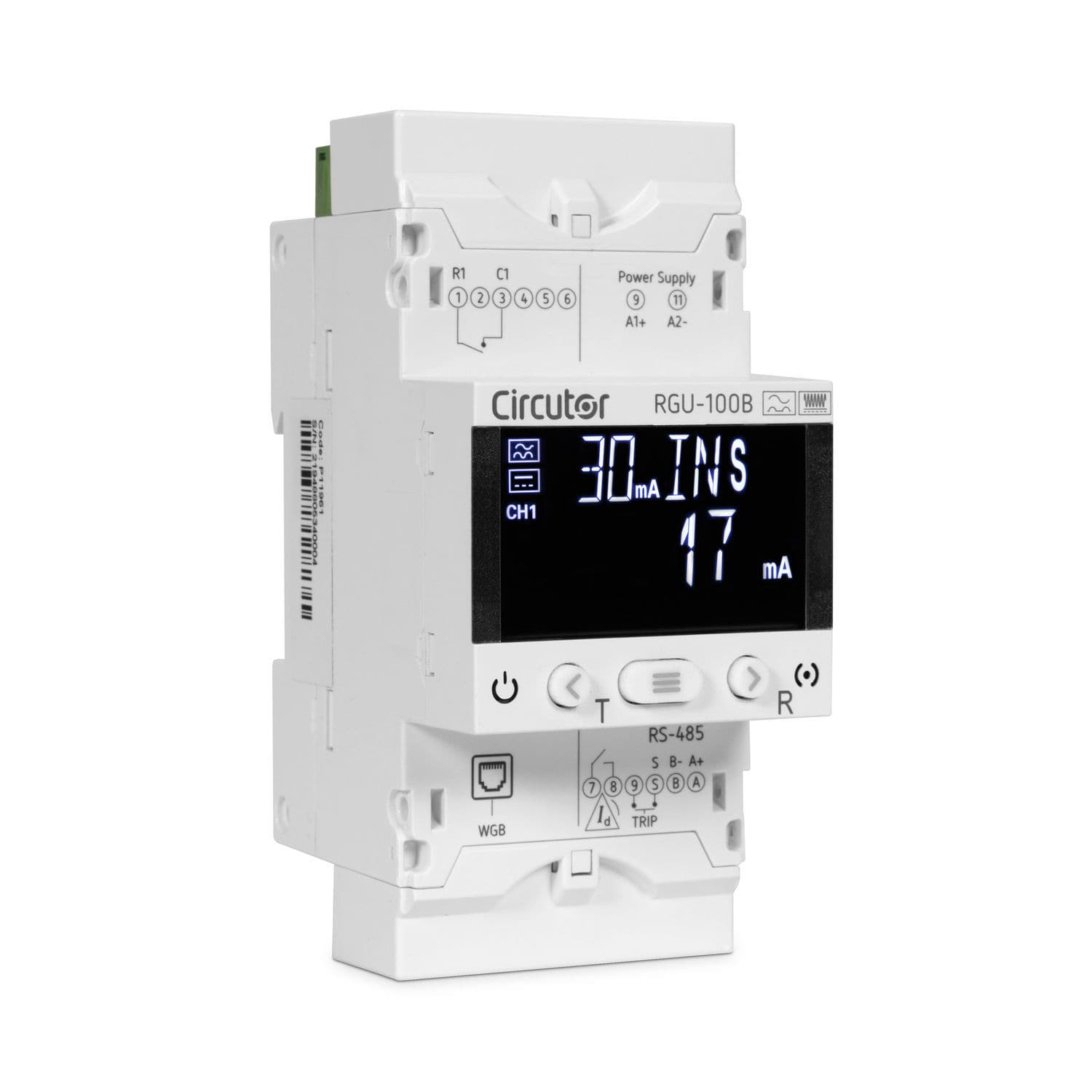 Over-current protection relay - RGU-100B - CIRCUTOR