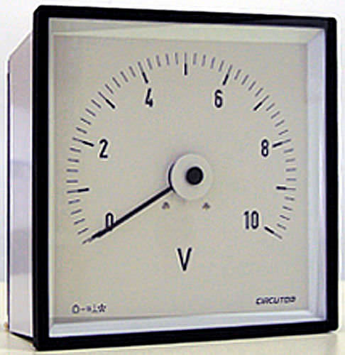 DC voltage panel meter - ZC series - CIRCUTOR - DC / analog / panel-mount