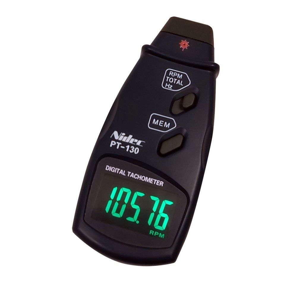 Laser tachometer - PT-130 - Nidec-SHIMPO - handheld / pocket / with LCD ...