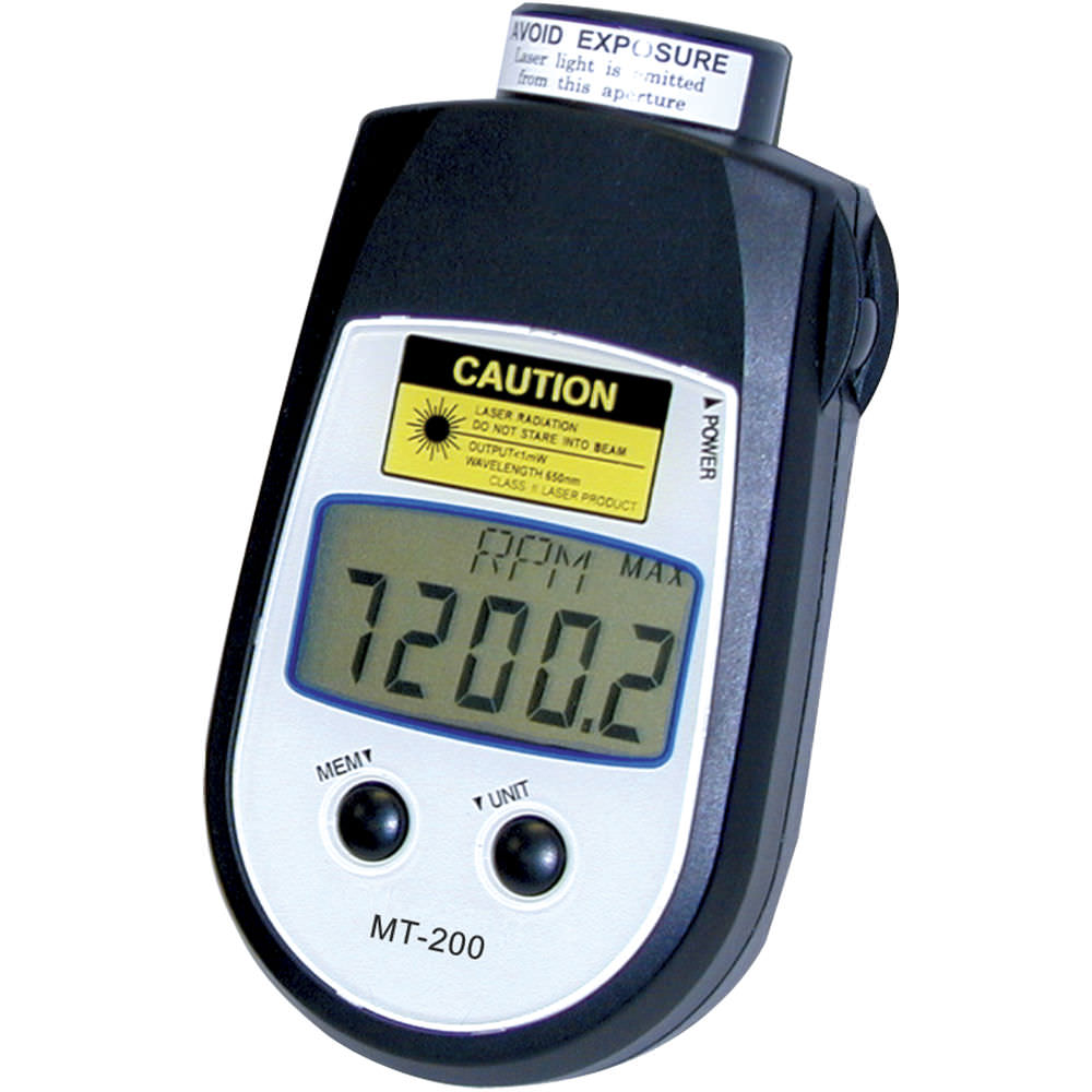 Contact tachometer - MT-200 - Nidec-SHIMPO - non-contact / laser / handheld