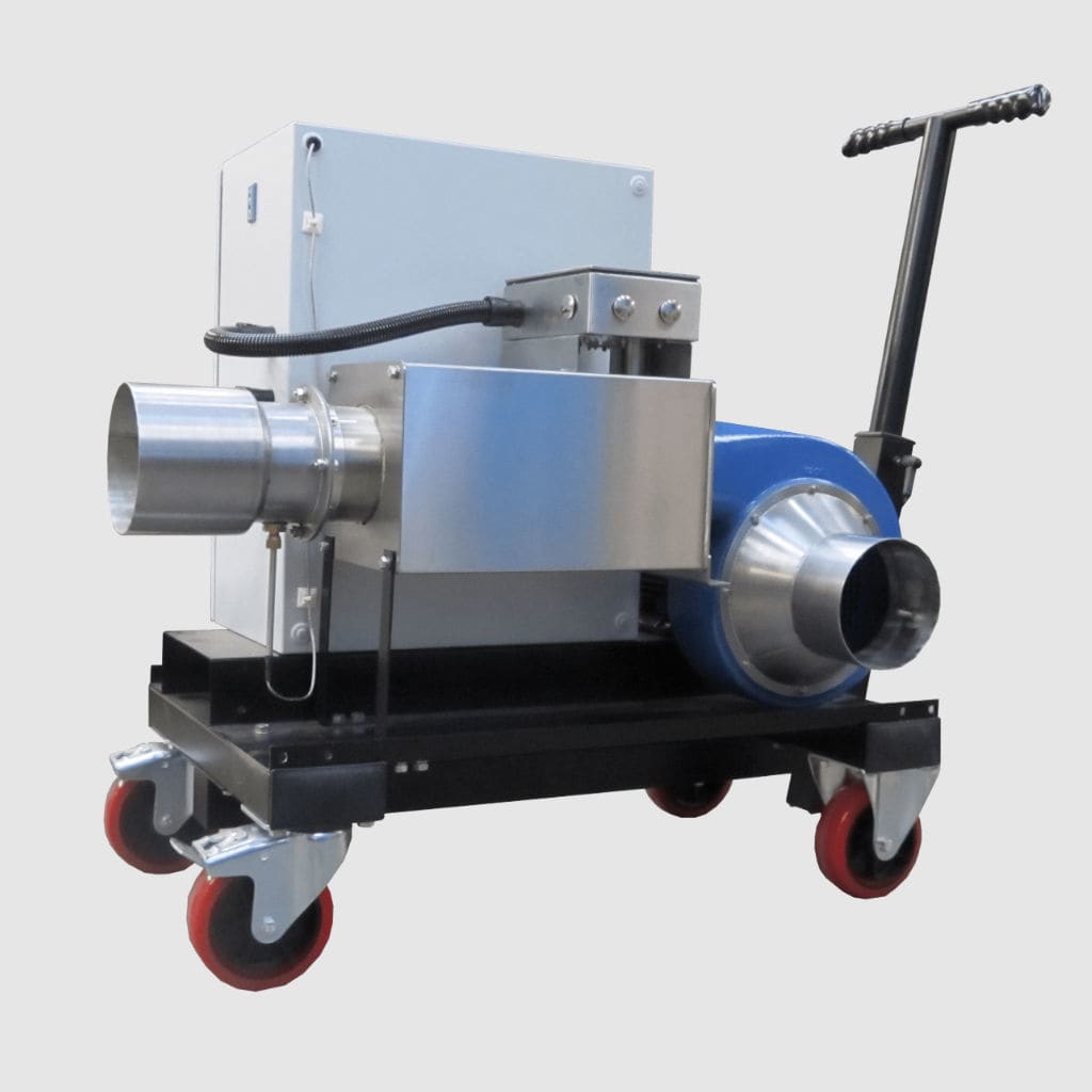 Belt-driven air blower unit - SECOMAK