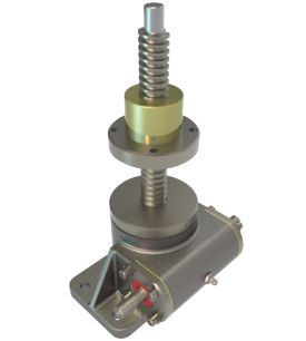 Rotating screw jack - ActionJac™ - NOOK INDUSTRIES - stainless steel