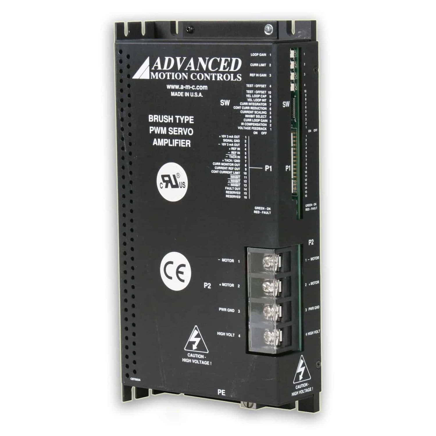 Panel-mount servo-drive - 120A10 - ADVANCED Motion Controls - DC ...