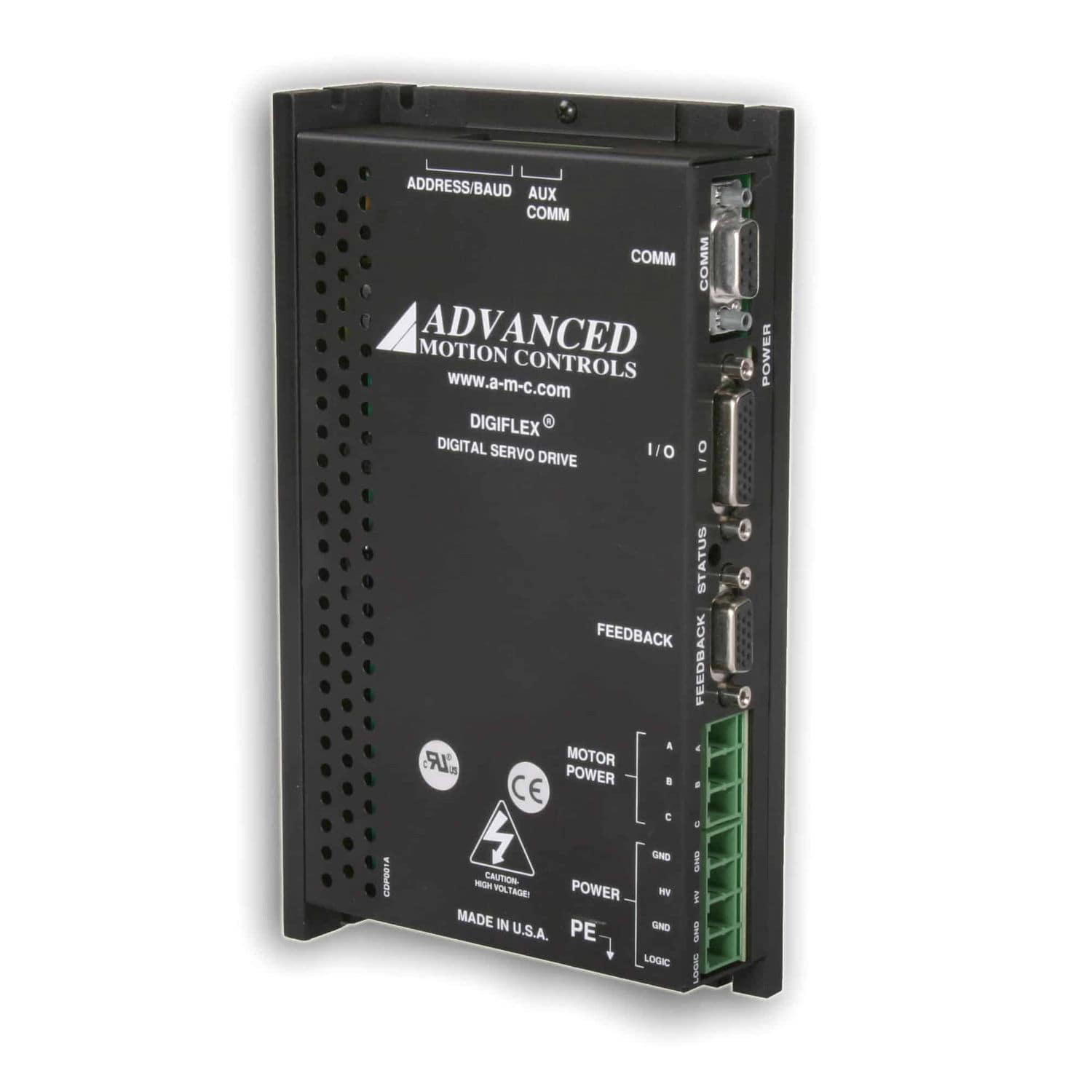 Panel-mount servo-drive - DPRALTR-025B200 - ADVANCED Motion Controls - DC / brushless / induction