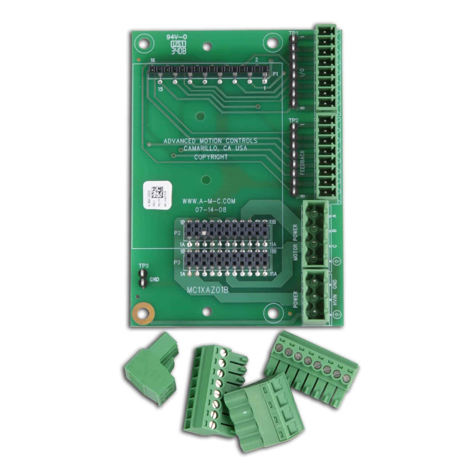 Servo drive carrier board - MC1XAZ01 - ADVANCED Motion Controls