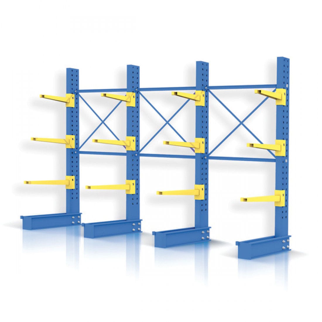Workshop shelving - CANTILEVER 152 - Tecnotelai - steel / self-supporting