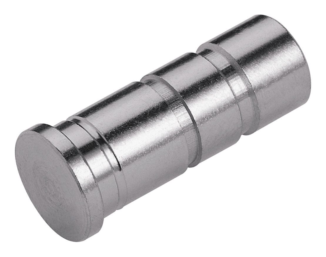 Cylindrical plug - 923 - EISELE GmbH - male / stainless steel / blanking
