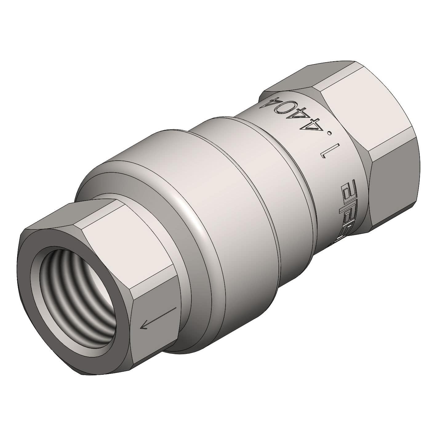 Poppet check valve - 3148 - EISELE GmbH - female / screw-in