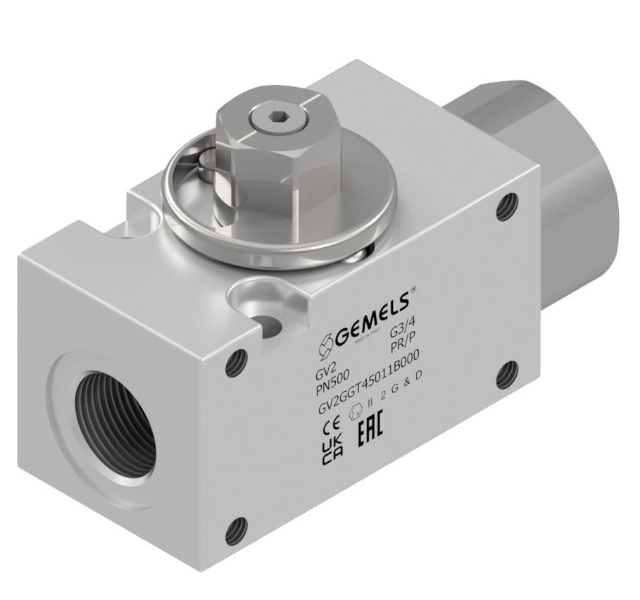 Ball valve - GV2 - Gemels S.p.A. - pneumatically-operated / for oil ...