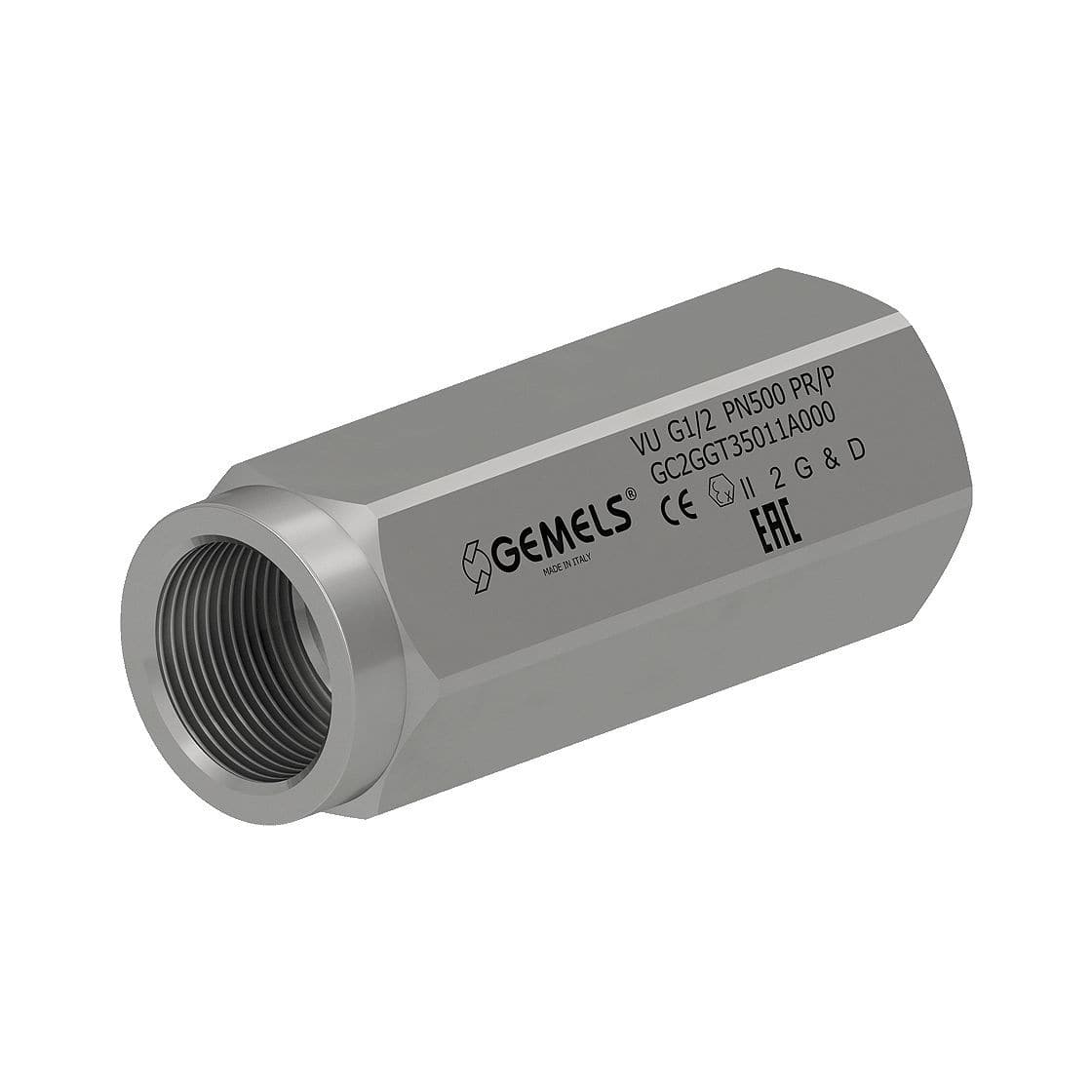 Ball check valve - VU - Gemels S.p.A. - stainless steel