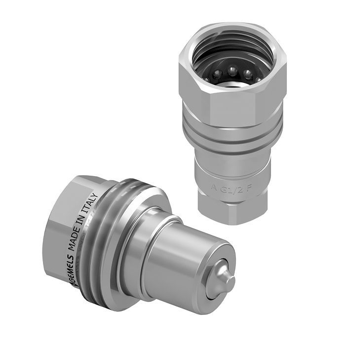 Hydraulic fitting - VGN - Gemels S.p.A. - quick / ISO / carbon steel