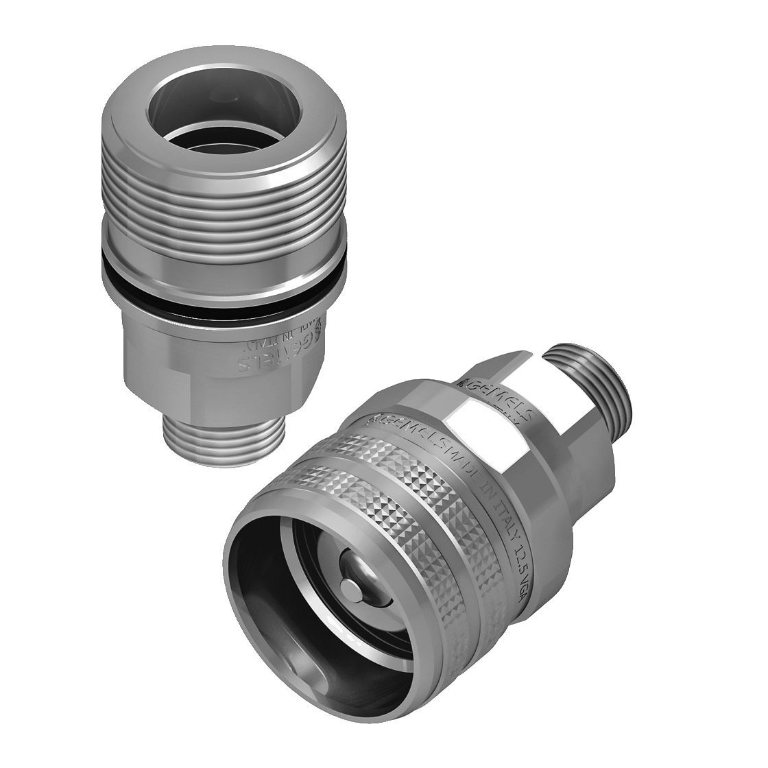 Screw-in fitting - VGA - Gemels S.p.A. - hydraulic / quick / ISO