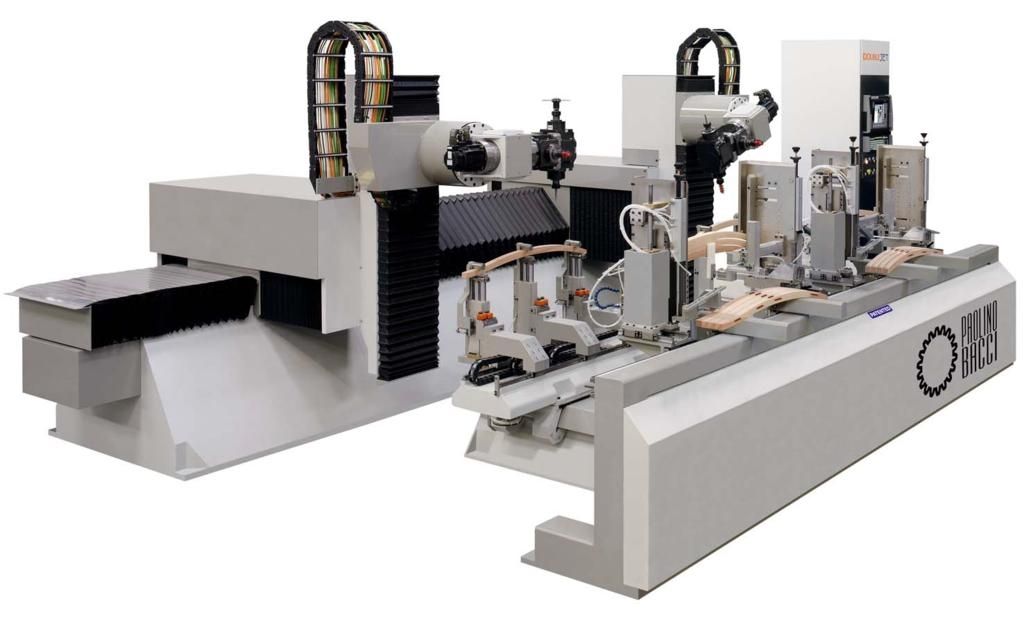 5-axis machining center - DOUBLE-JET - Bacci - vertical