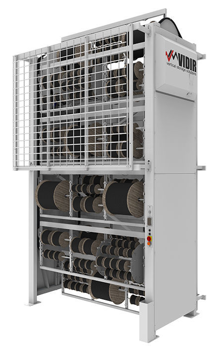 Vertical storage carousel - Vidir - for warehouse / handling / cable drum
