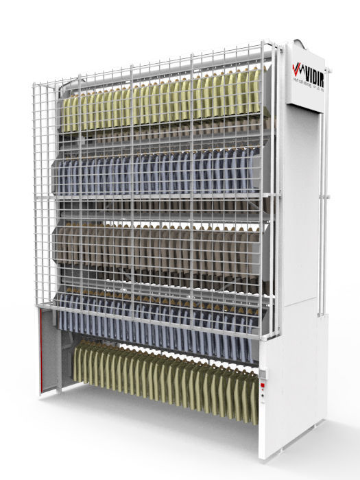 Vertical storage carousel - Vidir - clothing