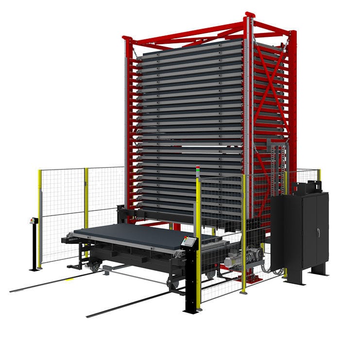 Vertical automatic storage system - Vidir - for sheet metal / for ...