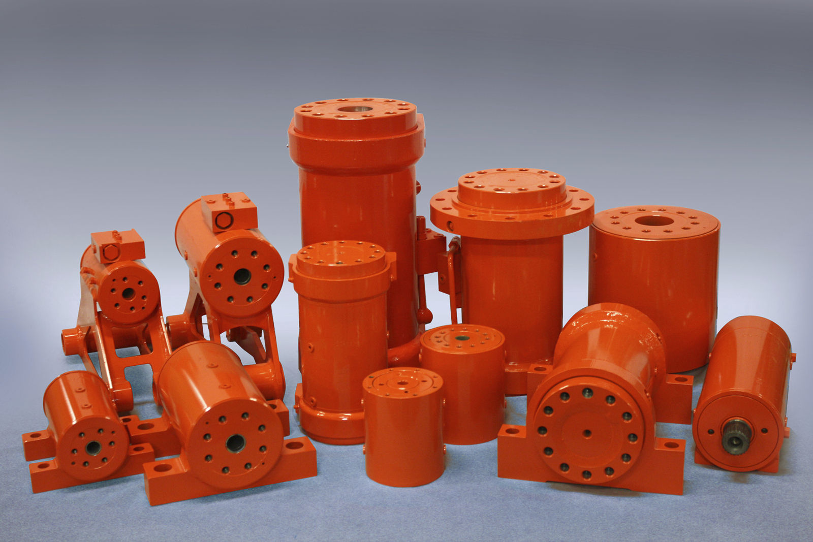Hydraulic cylinder - Helac - rotary / double-acting