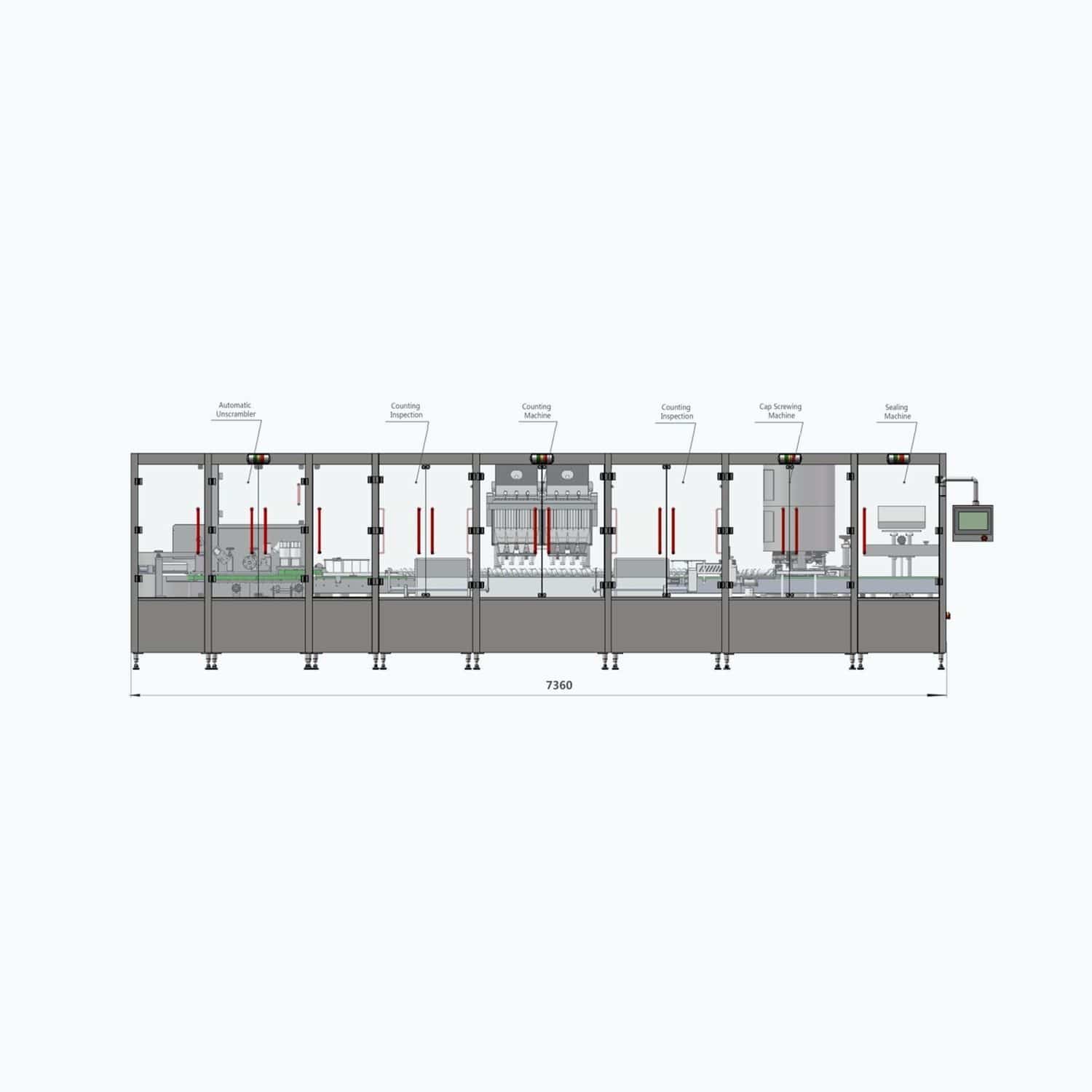 Bottle counting machine - Jornen Machinery Co., Ltd. - process / automatic