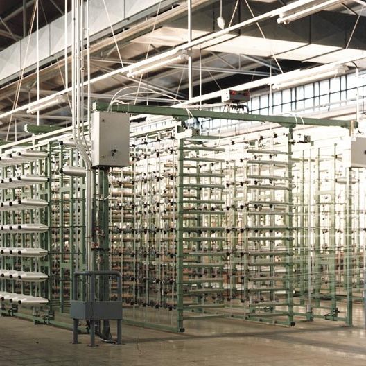 Yarn creel - F-8 - RIUS-COMATEX - swivel-frame