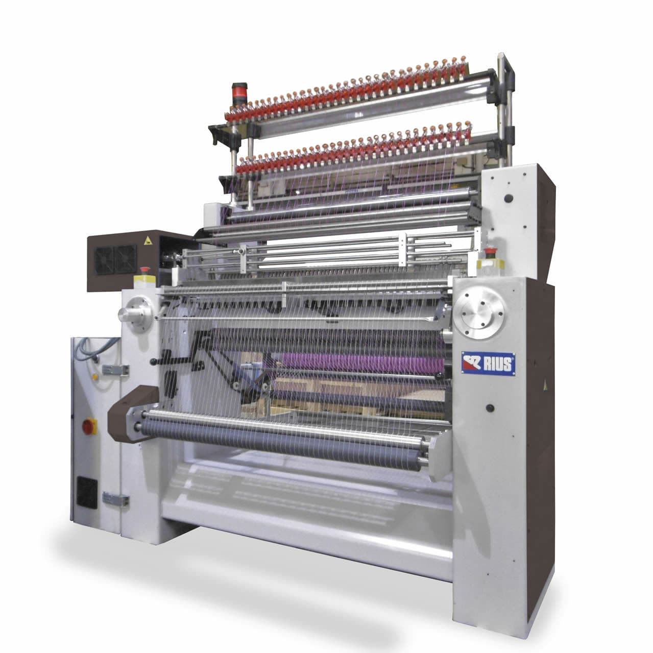 Flat knitting machine - MACRO-M - RIUS-COMATEX - crochet / with ...